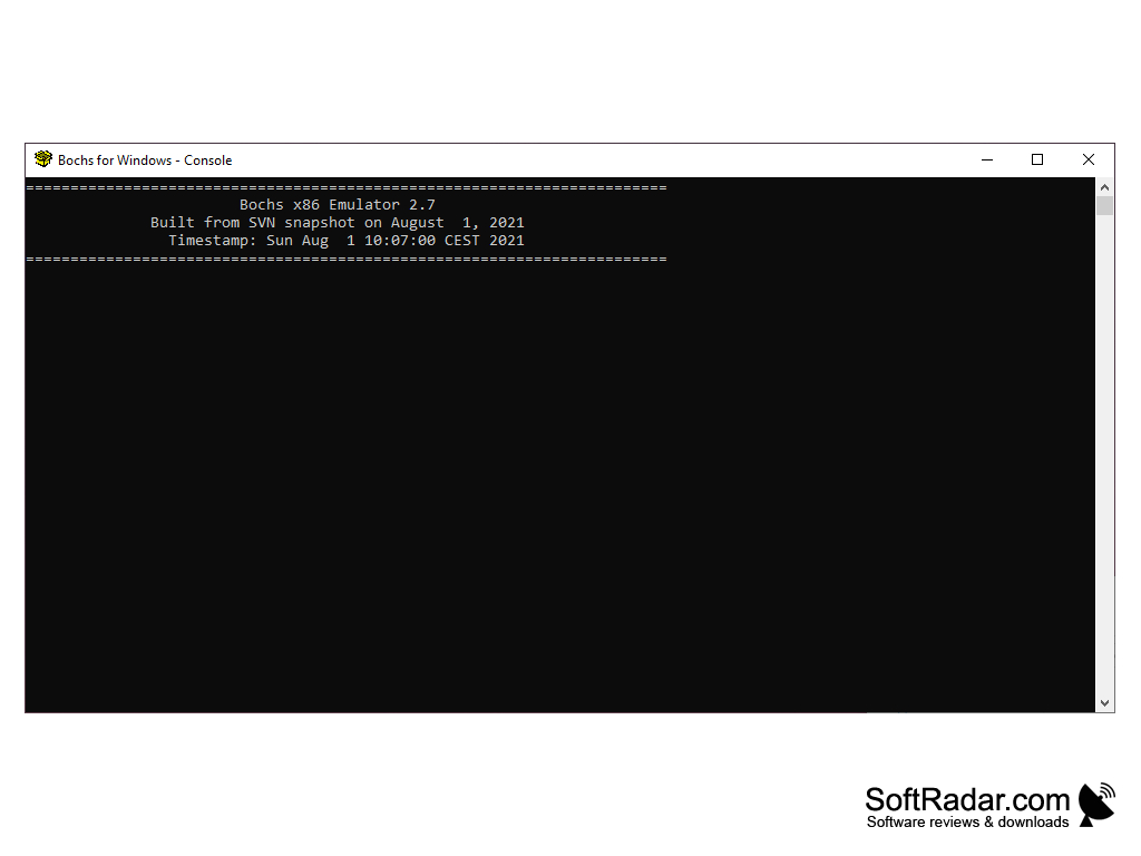 Download Bochs for Windows 11, 10, 7, 8/8.1 (64 bit/32 bit)