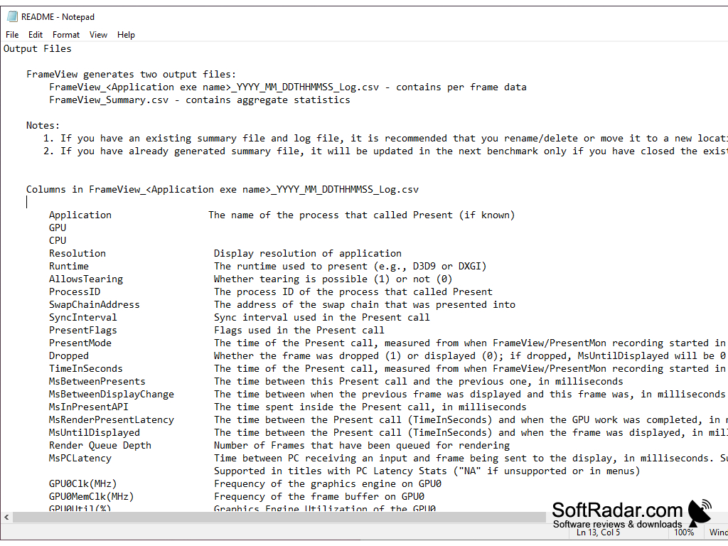 Download FrameView for Windows 11, 10, 7, 8/8.1 (64 bit/32 bit)