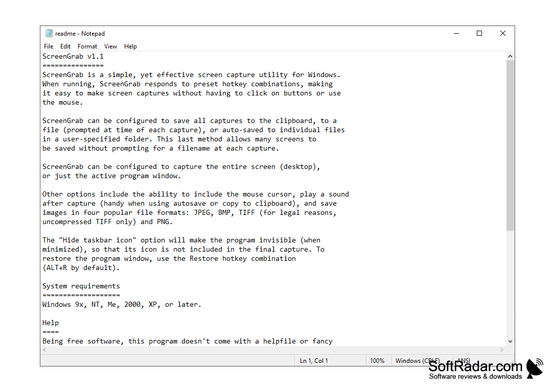 Download ScreenGrab for Windows 11, 10, 7, 8/8.1 (64 bit/32 bit)